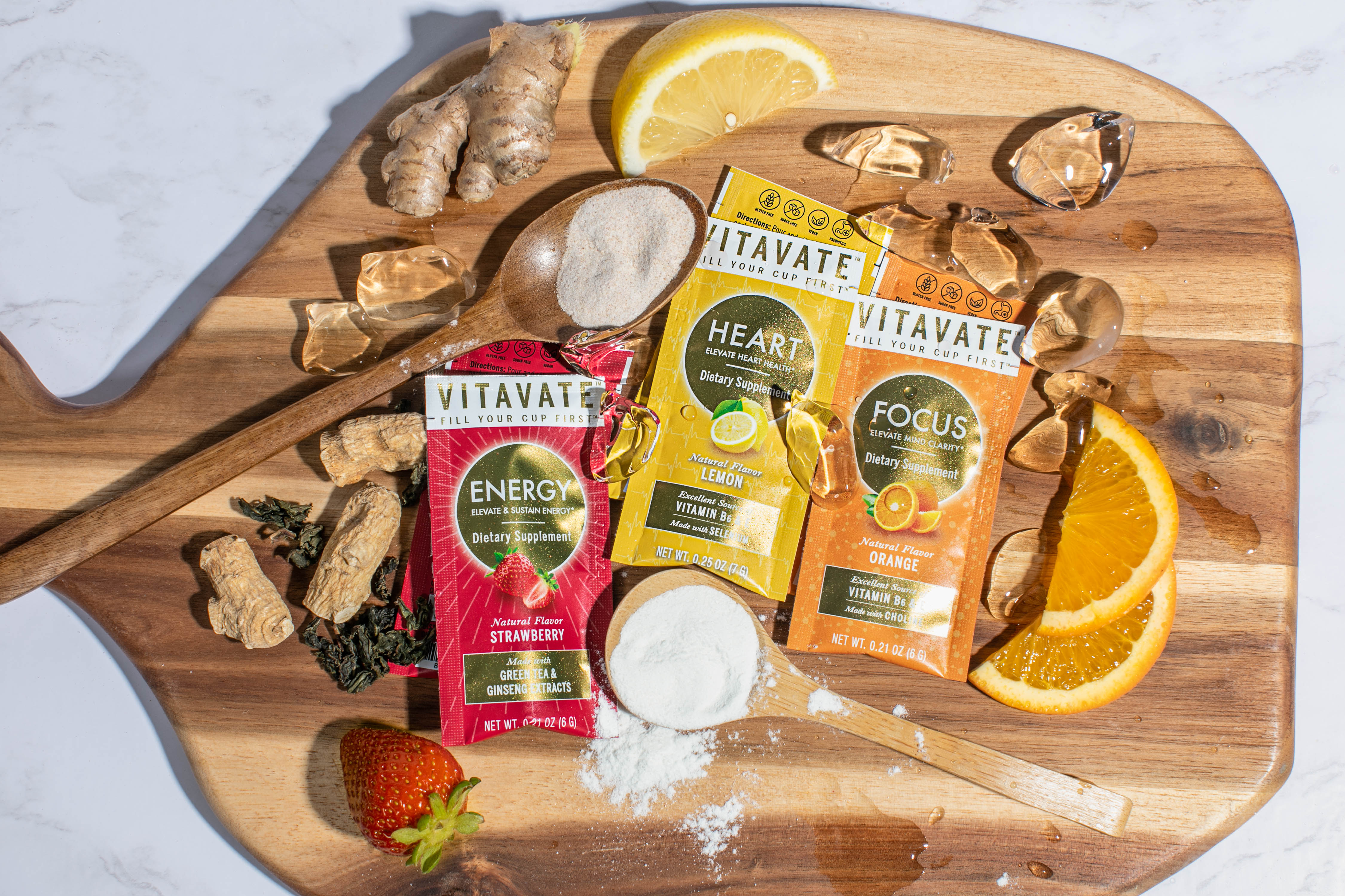 VITAVATE Low-Caffeine Energy Drink Mix and Focus Drink Mix – VITAVATE™